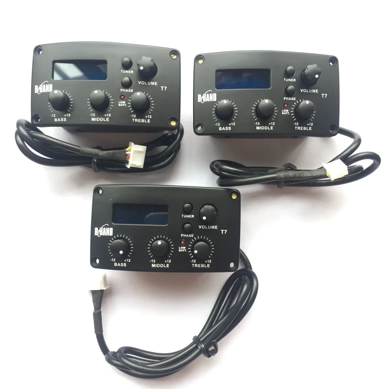 T7 B-BAND Pickup Three-stage EQ Acoustic Guitar Pickup Thin Style ...