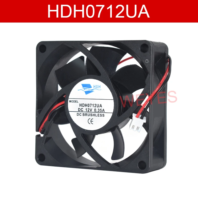 Well Tested HDH0712UA DC12V 0.35A Two Lines Cooling Fan For HXH ...
