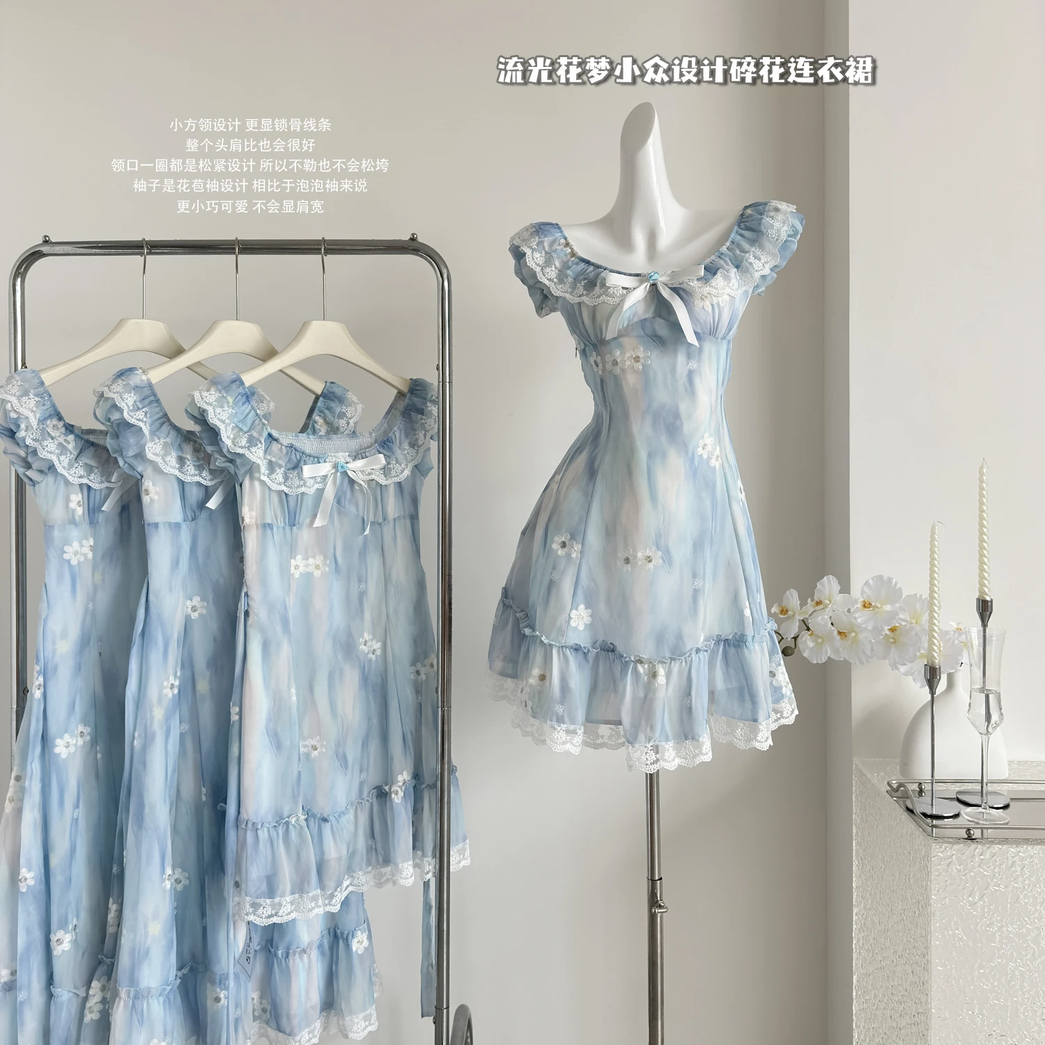 A-niche-design-dress-with-beautiful-floral-patterns-popular-summer ...