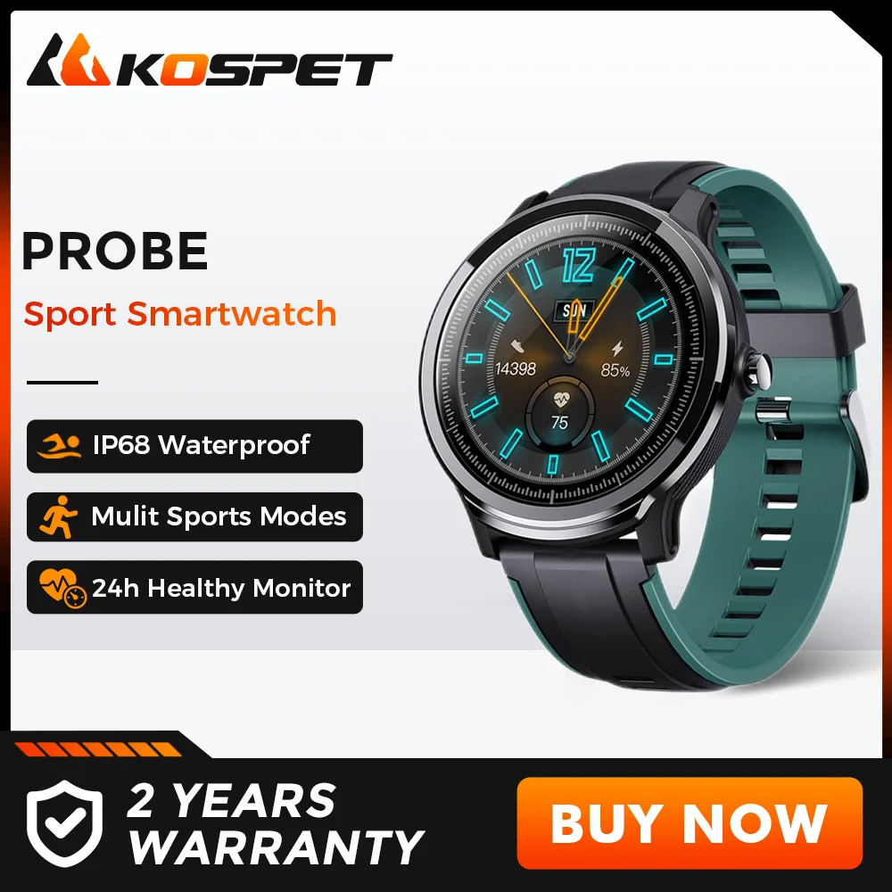 KOSPET-PROBE-Ultra-Smartwatch-Men-Outdoor-Sport-Fitness-Tracker ...