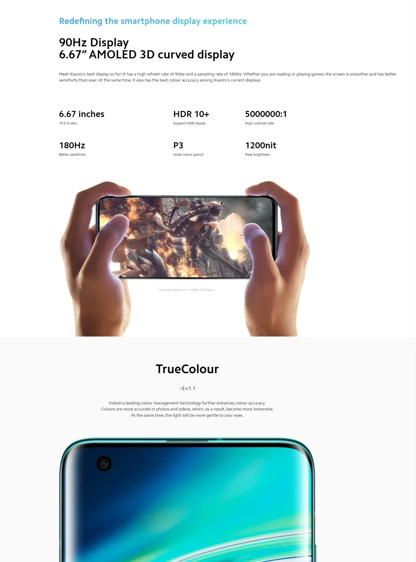 هاتف Xiaomi 10 RAM 12GB ROM 256GB 5G الذكي Android 6.67 بوصة Qualcomm Snapdragon 865 4780 mAh ...