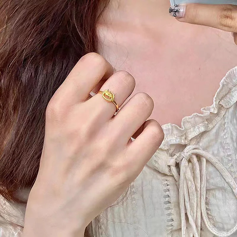 Dragon-Rings-For-Women-Girls-Sweet-Cute-Animal-Jewelry-Kids-Men-Fashion ...