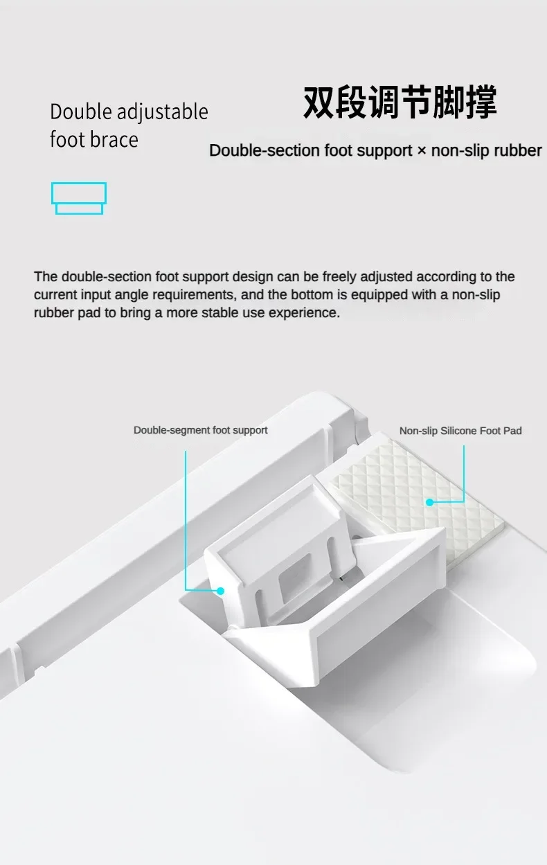 EWEADN TK950 Three-mode RGB Ergonomic Wireless Mechanical Keyboard ...