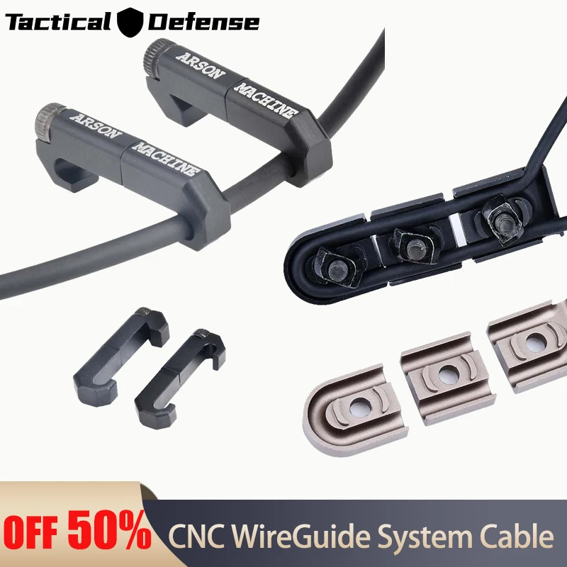 Airsoft-CNC-Picatinny-WireGuide-Syste-Set-M-LOK-Cable-Management-Arson ...