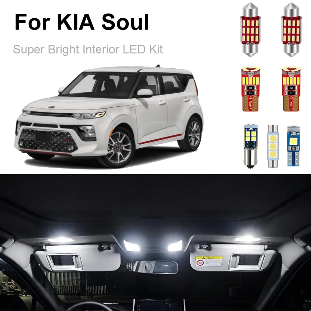Car-Led-Interior-Light-Kit-For-KIA-Soul-2020-2021-2022-2023-LED-Dome ...