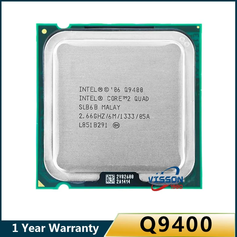 100%QUALITY Intel Core 2 Quad Q9400 2.6 GHz Used Quad-Core Quad-Thread ...