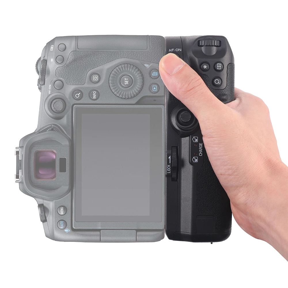 Vertical Battery Grip For Canon EOS R5 R6 R5C R6II Camera BG-R10+ 2.4G ...