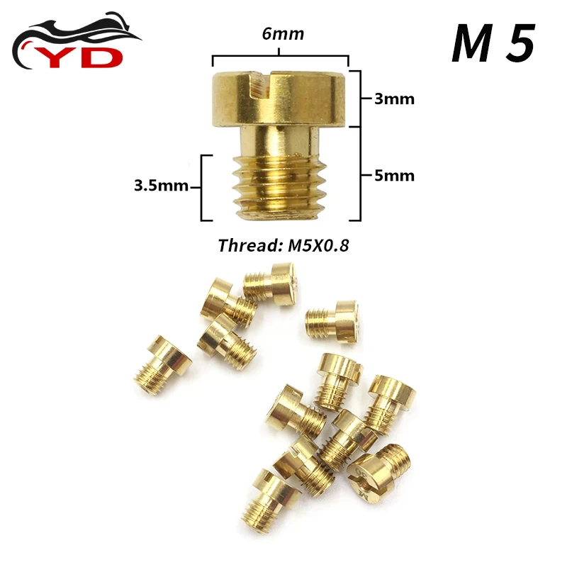 12Pcs-Set-Size-40-to-205-M5-0-8-Carburetor-Main-Jet-Injectors-Nozzle ...