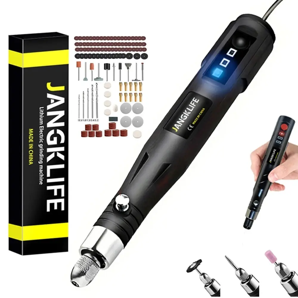 JANGKLIFE-Electric-Drill-Grinder-Engraver-Pen-Without-Battery-Mini-Drill-Electric-Rotary-Tool ...