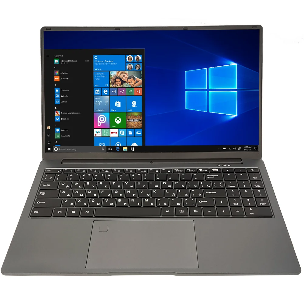 Игровой офисный ноутбук с Windows 10, 2022 дюйма, Intel Celeron N5095 ...