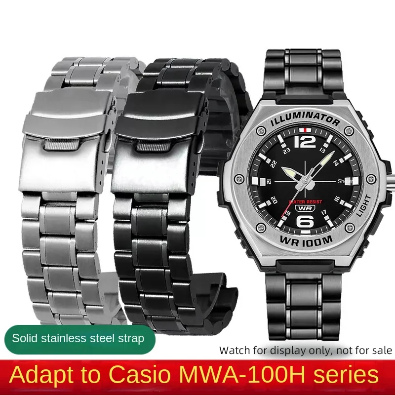 MWA-100 watch band for Casio 5577 G-STEEL MWA-100HD-1A stainless steel ...