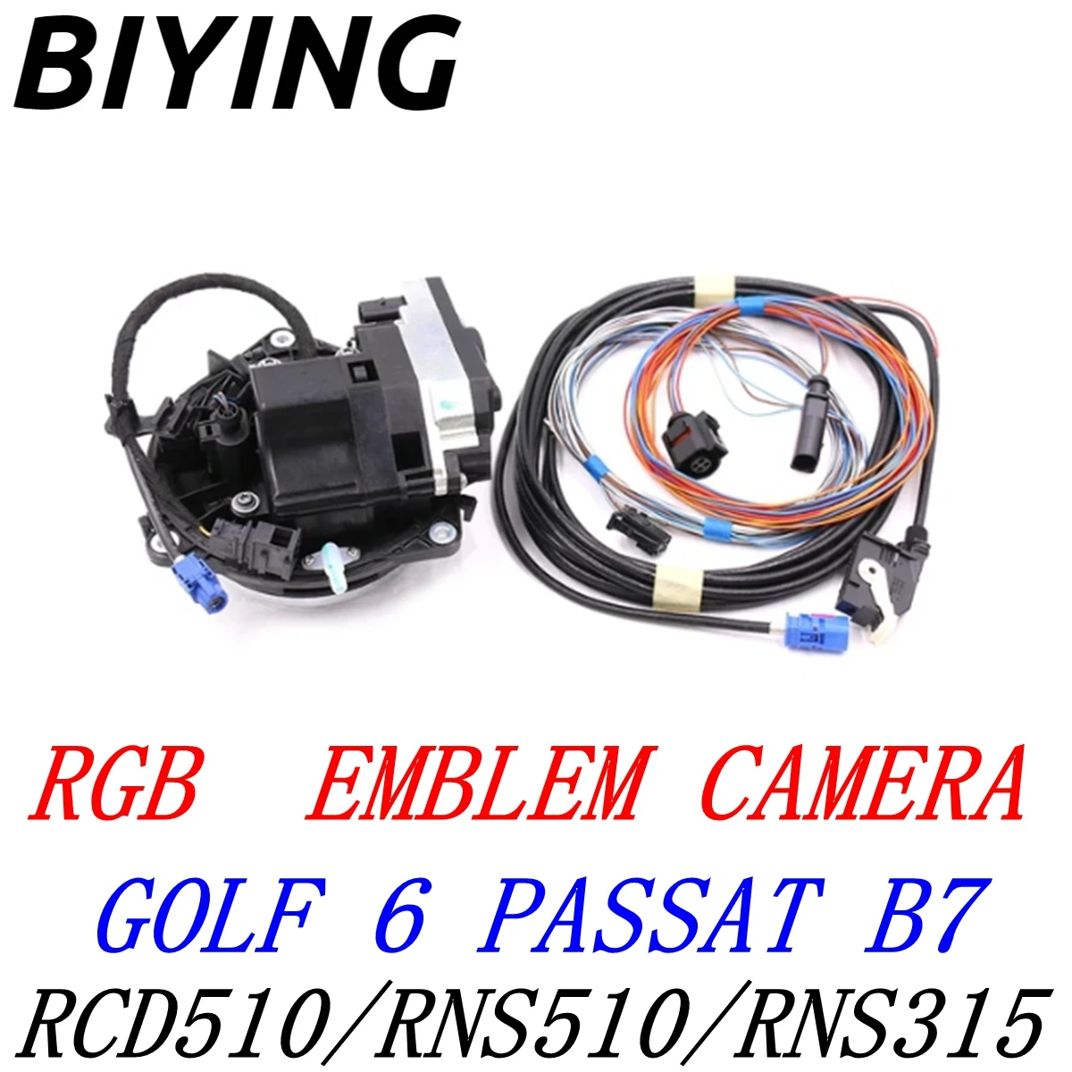 FOR-RGB-Rear-Emblem-Camera-KIT-Retrofit-VW-Golf-6-5K0827469AS-PASSAT-B7 ...