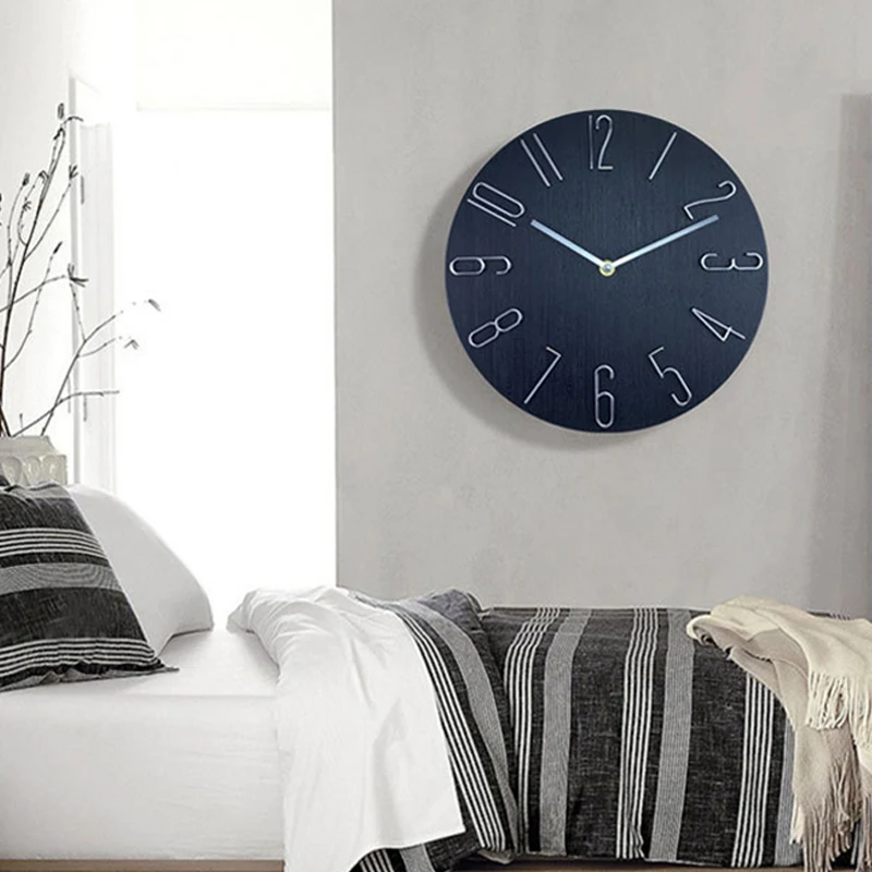 30cm-12inch-Wall-Clocks-Living-Room-Silent-Brief-Wall-Clock-Nordic ...