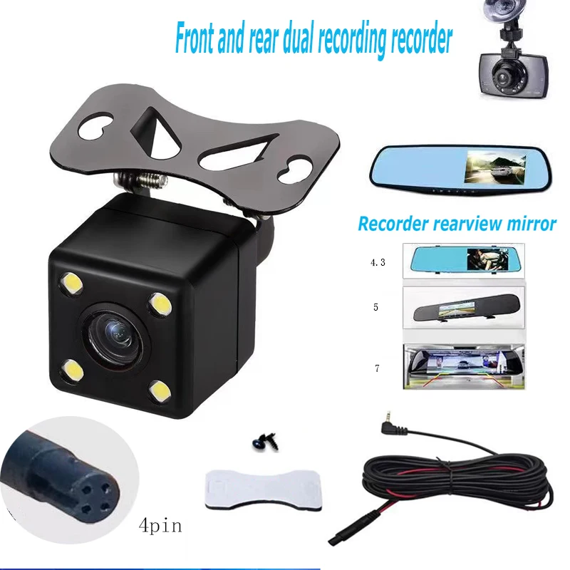4-Pin-HD-Car-Rear-View-Camera-Wide-Angle-170-Degree-Parking-Camera ...