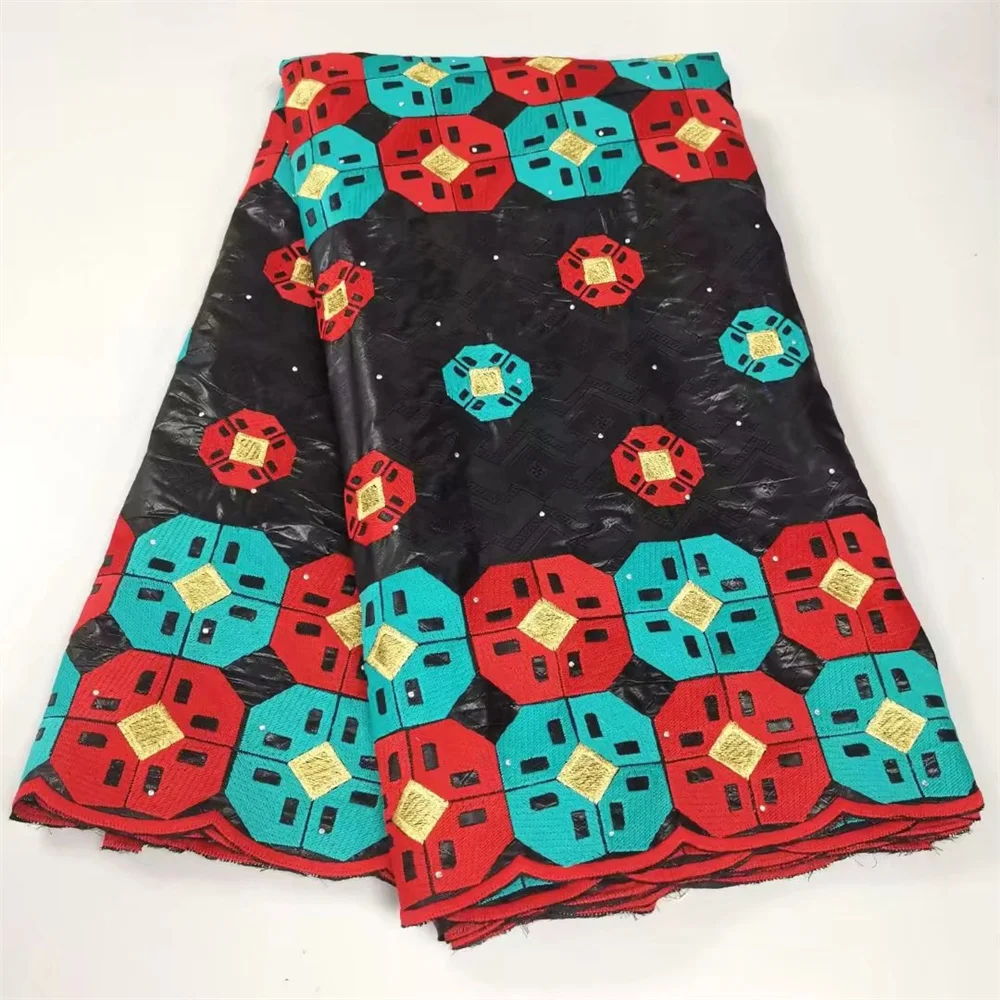 Familiar-African-Bazin-Riche-Fabric-With-Scarf-High-Quality-African ...