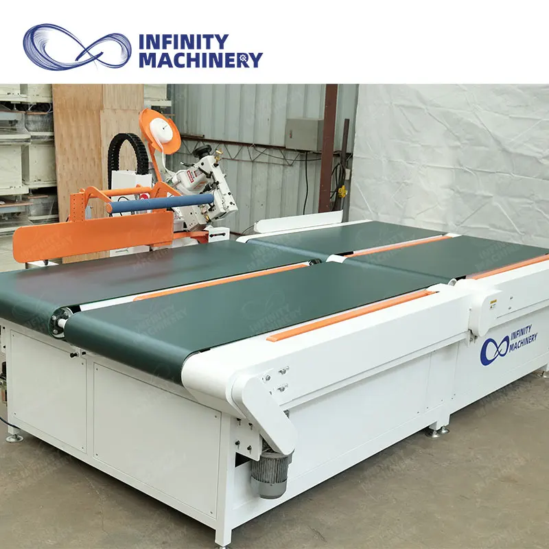 Table Automatic Flipping Singer 300 U Chain Stitch Mattress Tape Edge ...