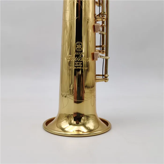 Made in Japan 875EX Brass Straight Soprano Bb Flat Sax Saxophone ...