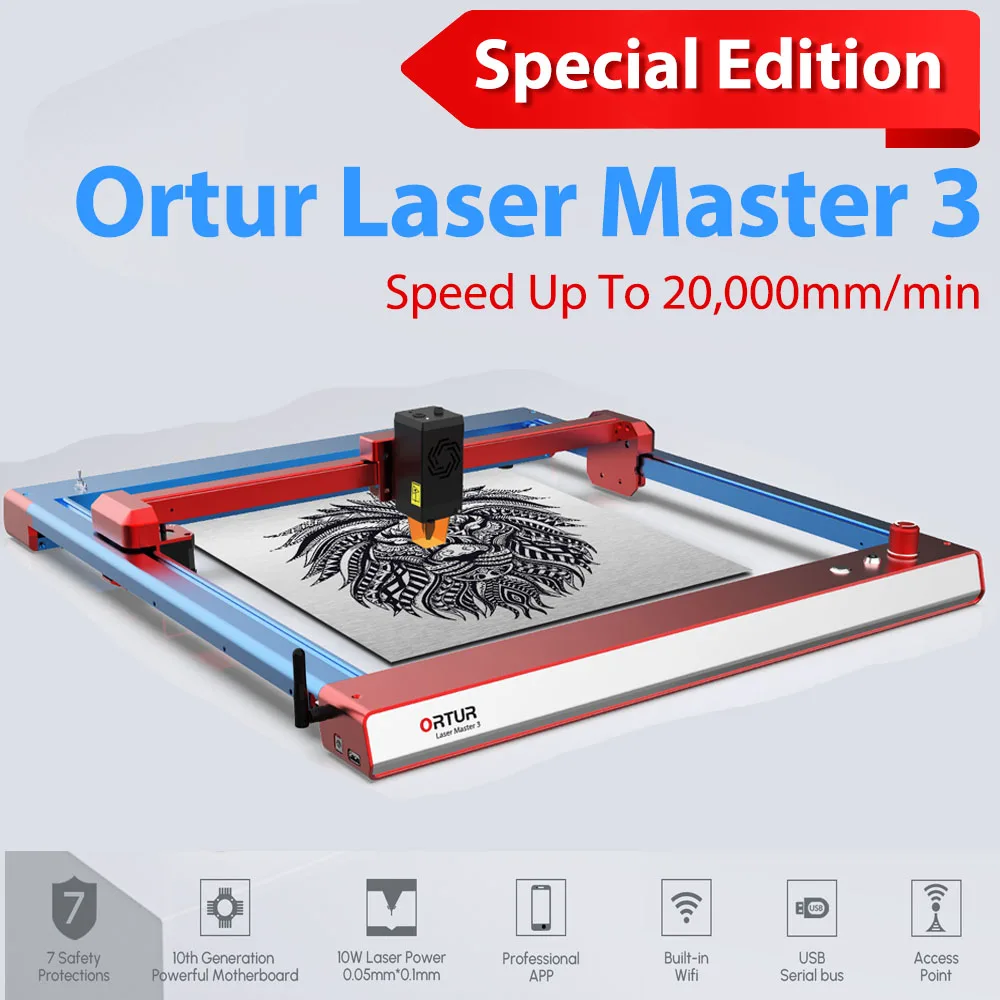 Ortur Laser Master 3 Diy Woodworkers Laser Engraver Cutter For Wood ...