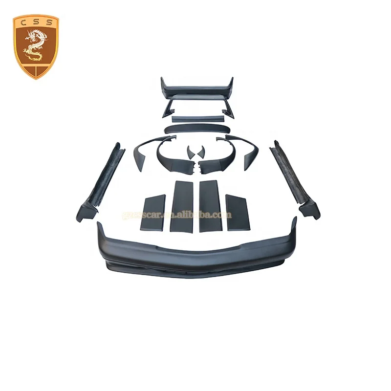 Front-Bumper-Rear-Bumper-Body-Kit-Wide-Fender-Lip-Saia-Lateral-Auto-Pe ...