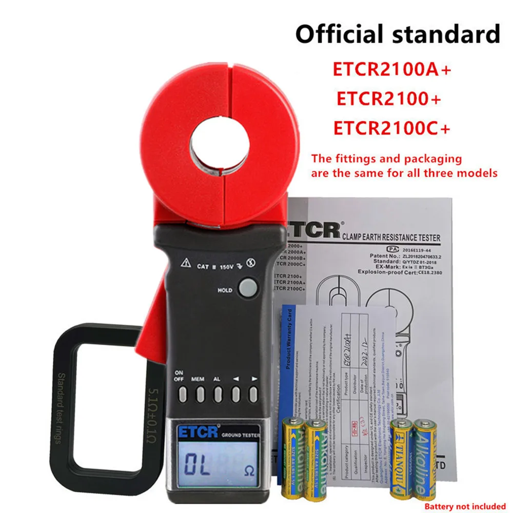 ETCR-ETCR2100A-Digital-Ground-Clamp-Earth-Resistance-Tester-32mm-High ...