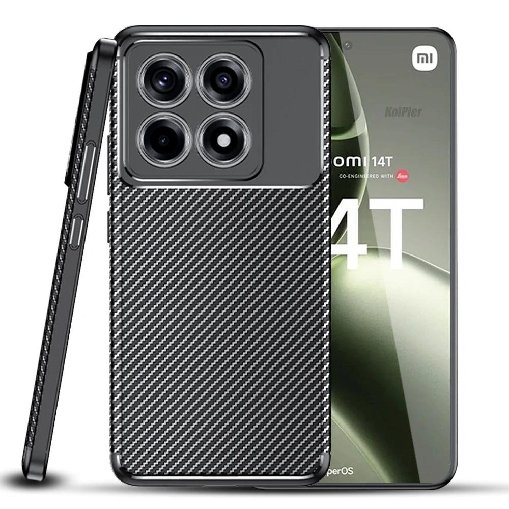MI14T-Shockproof-Carbon-Fiber-Case-for-Xiaomi-MI-14T-PRO-5G-Mobile ...