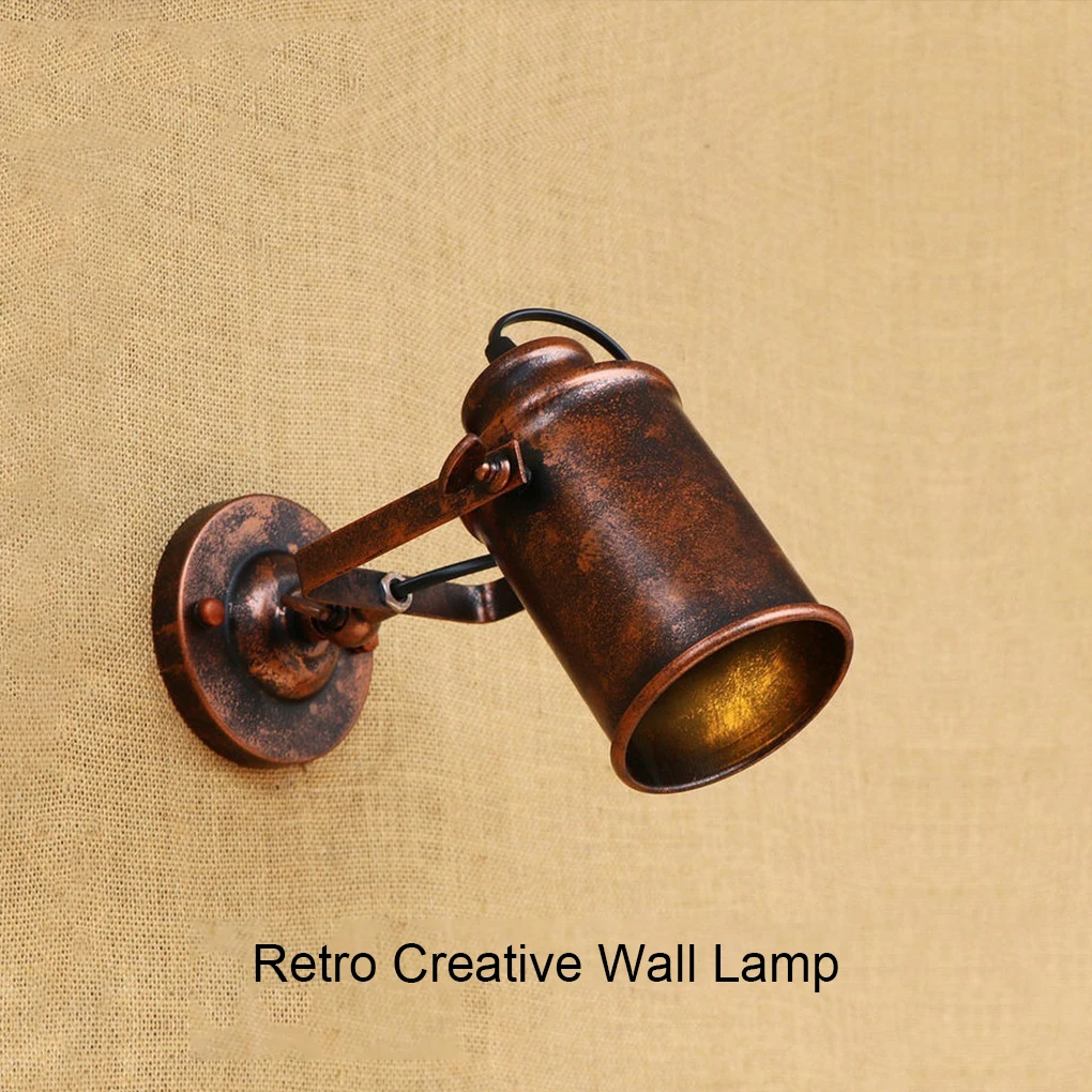 Vintage-Industrial-Swing-Arm-Wall-Light-L-mpada-de-parede-de-ferro ...