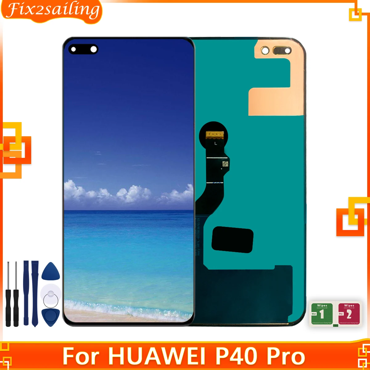 6-58-Display-Replacement-For-Huawei-P40-Pro-LCD-Touch-Screen-Digitizer ...