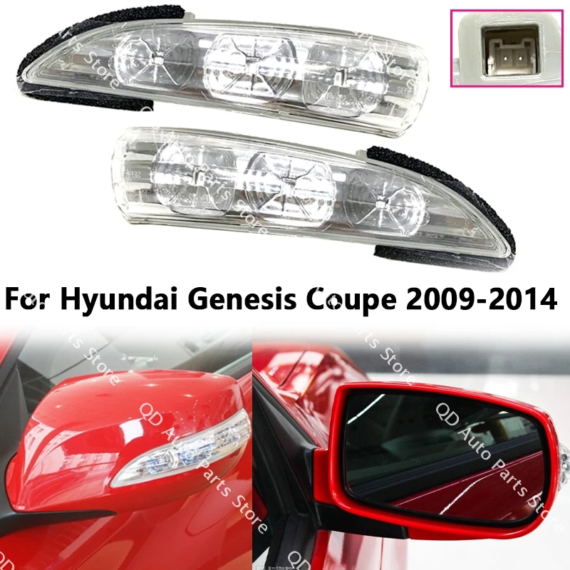 Side LED Rearview Mirror Turn Signal Light Indicator Repeater Lamp For ...