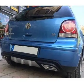 Car-Rear-Bumper-Six-Spoiler-Diffuser-for-Volkswagen-Polo-9N-Universal ...