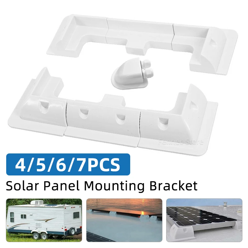 Solar-Panel-Mounting-Brackets-ABS-Corner-Bracket-Kit-Drill-Free-Widely ...