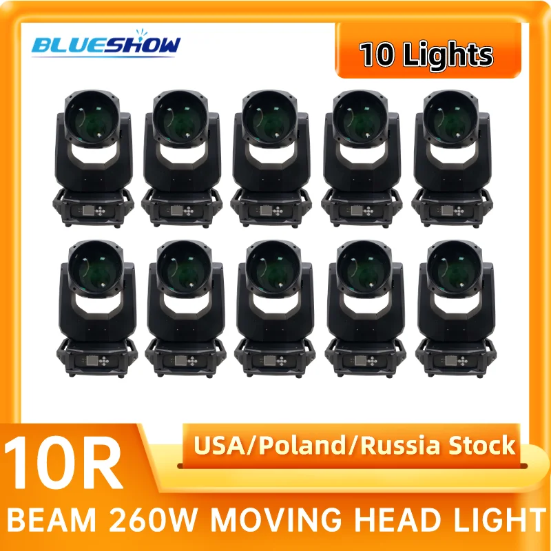 1-10PCS-10R-Beam-260w-Sharpy-9R-Beam-10r-Moving-Head-Light-with-Flight ...