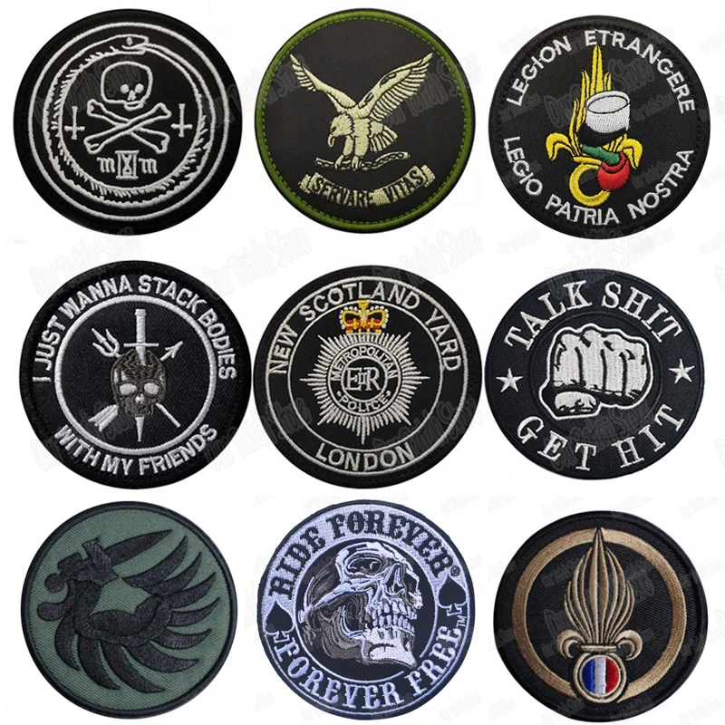 Patch-t-tico-do-bordado-do-cr-nio-do-tri-ngulo-emblemas-emblema ...