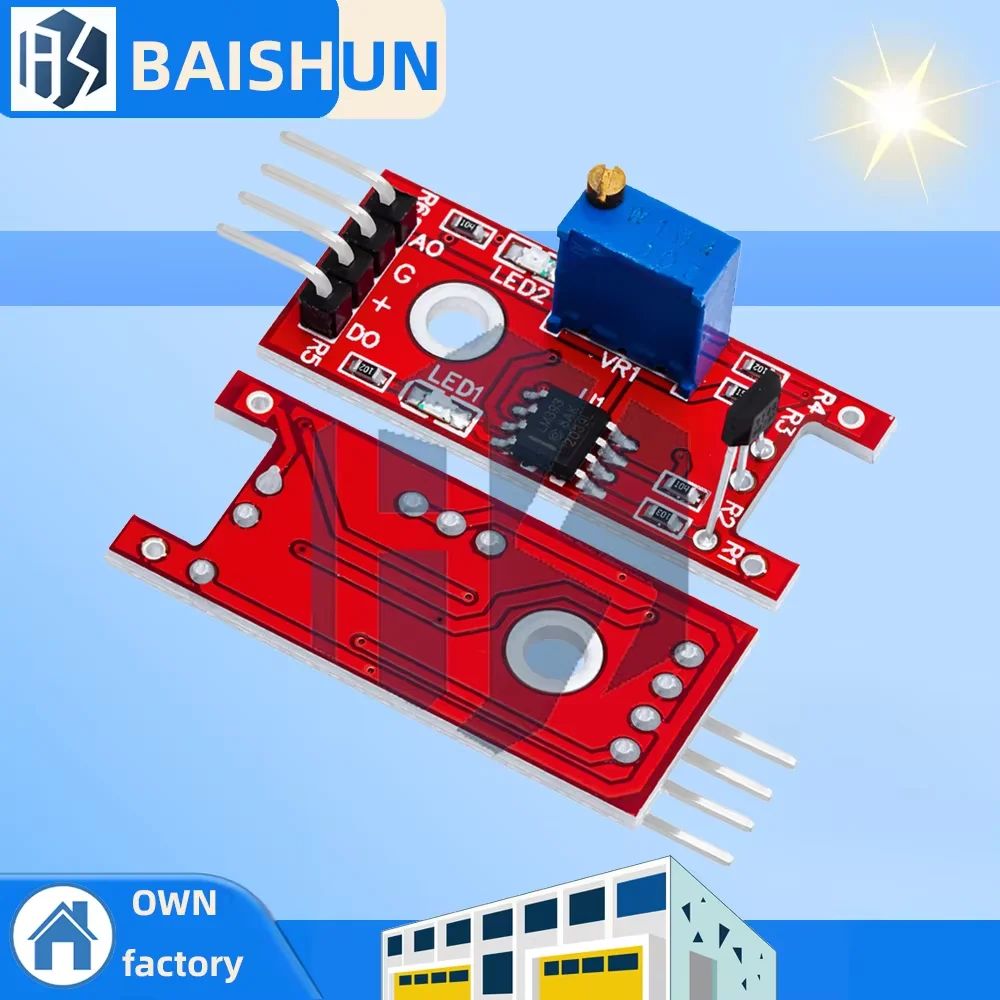 Smart Electronics 4pin KY-024 Linear Magnetic Hall Switches Speed ...