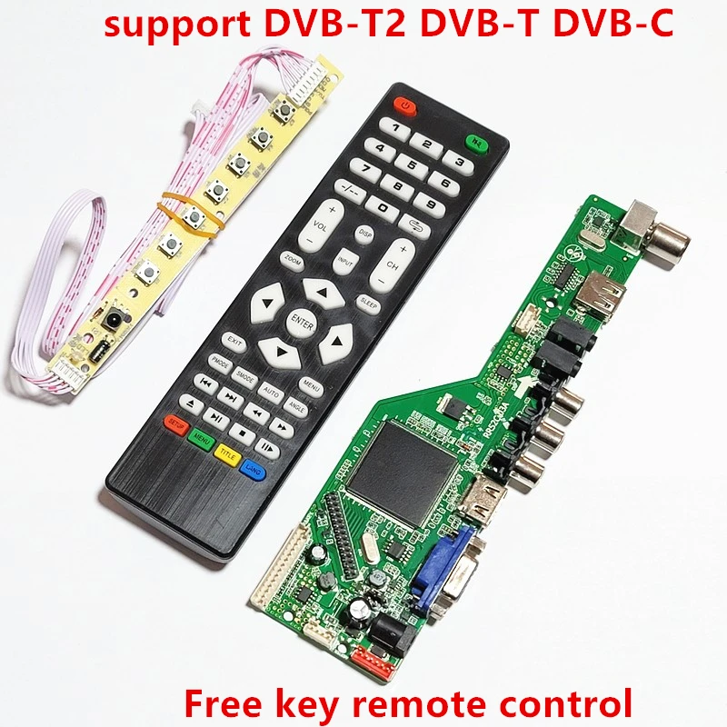 The New Lcd Tv Drive Board Rr52c.03a Supports Dvb-t Dvb-t2 Can Replace ...