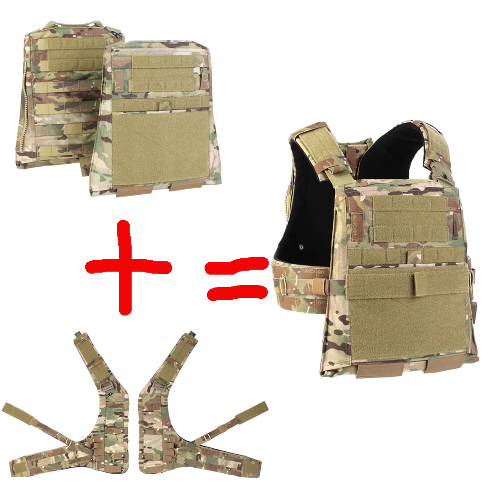 AVS Carrier Front Plates HARNESS Adapter Support Tactical Hunting Vest ...