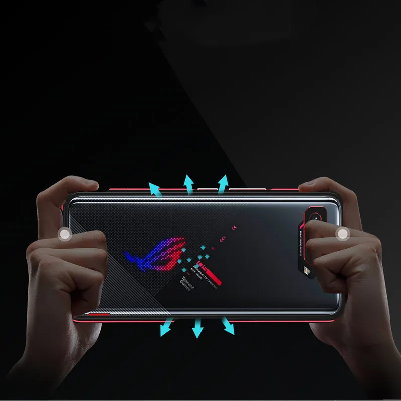 Funda de parachoques de Metal para ASUS ROG 3 5 6 Pro, cubierta de ...