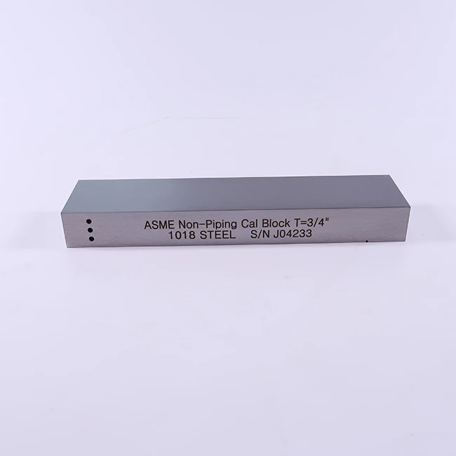 ASME-Non-Piping-Cal-Block-T-3-4-inch-ASME-TYPE-1018-steel-calibration ...