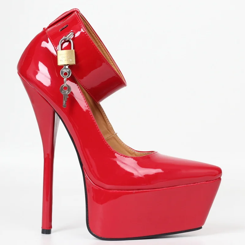 CACA-18cm-High-Heels-Women-Platform-Pumps-Fetish-Stage-Show-Pole-Dance ...