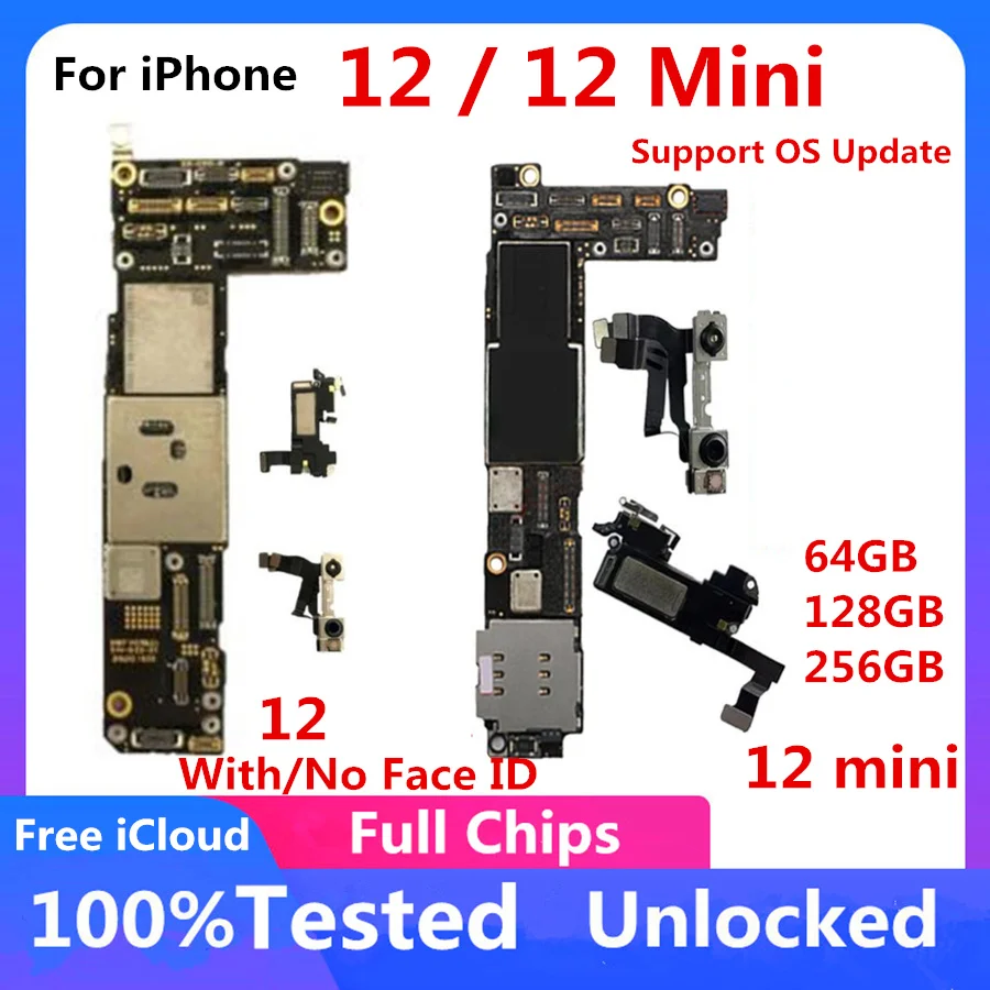 100% Original Entsperrt Für iPhone 12 Mini Mainboard Unterstützung IOS ...