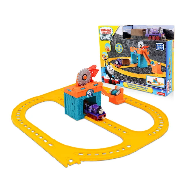 Original Thomas and Friends Toy Set Track Master Series Knapford Station Alloy Small Train Car ...