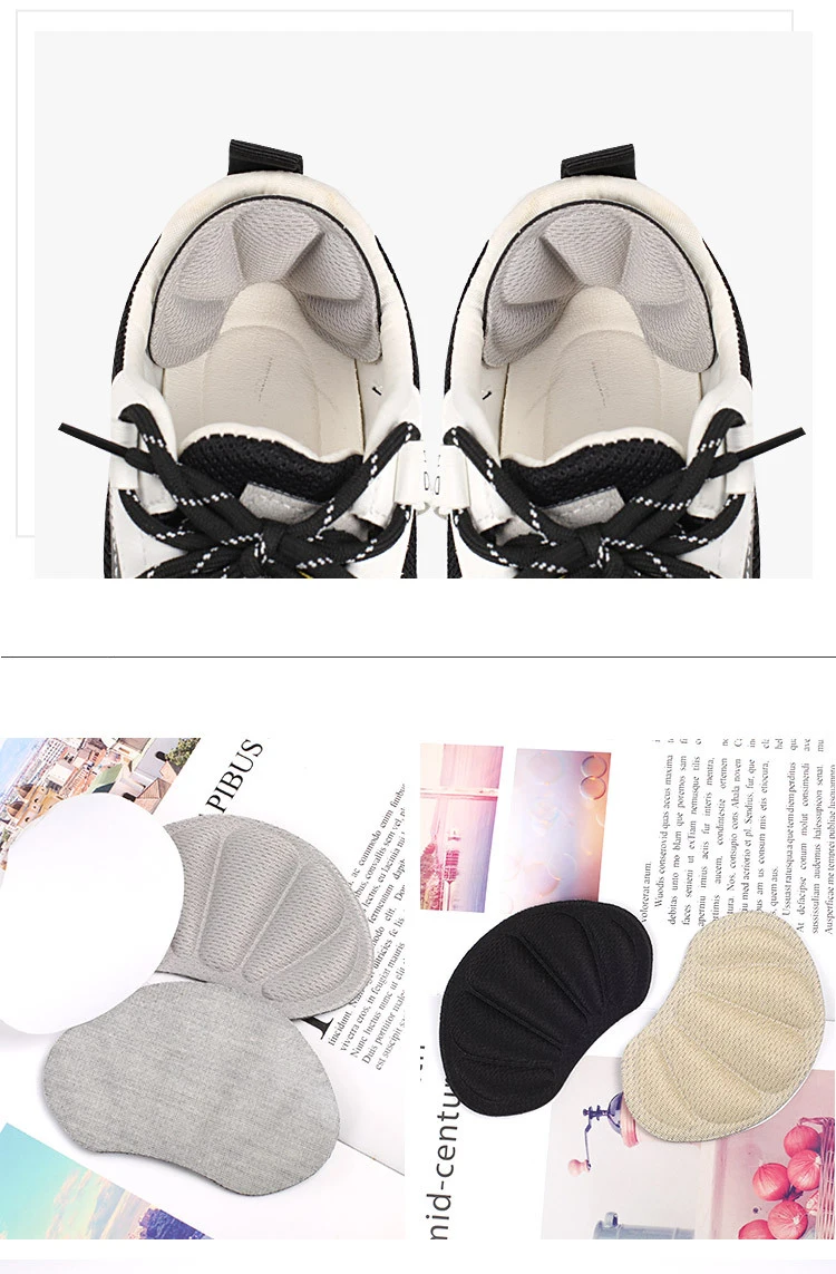 TALONNETTE,Black--Baskets autocollants à talons hauts protecteur de ...