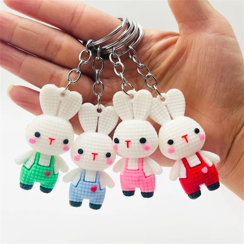 1Pcs-Fashion-Creative-Cartoon-Rabbit-Keychain-Girl-Cute-Bag-Pendant-Car ...