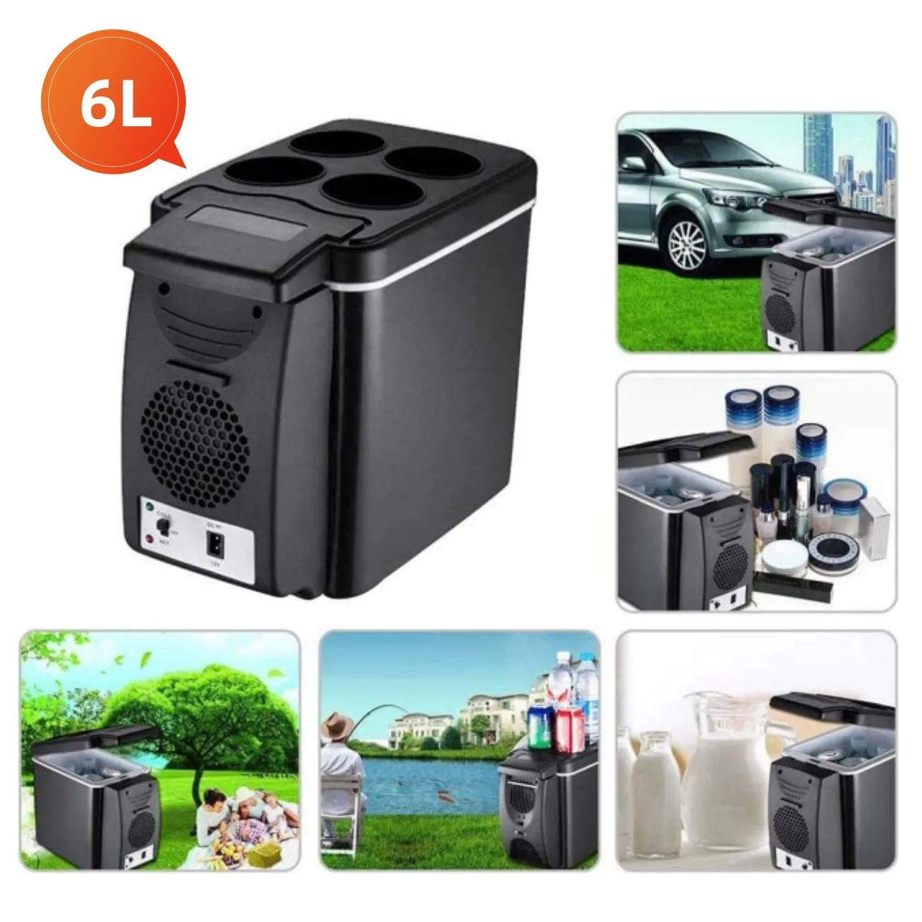 Samger-Mini-r-frig-rateur-de-voiture-portable-6L-12V-45W-refroidisseur-plus-chaud-utilisation ...