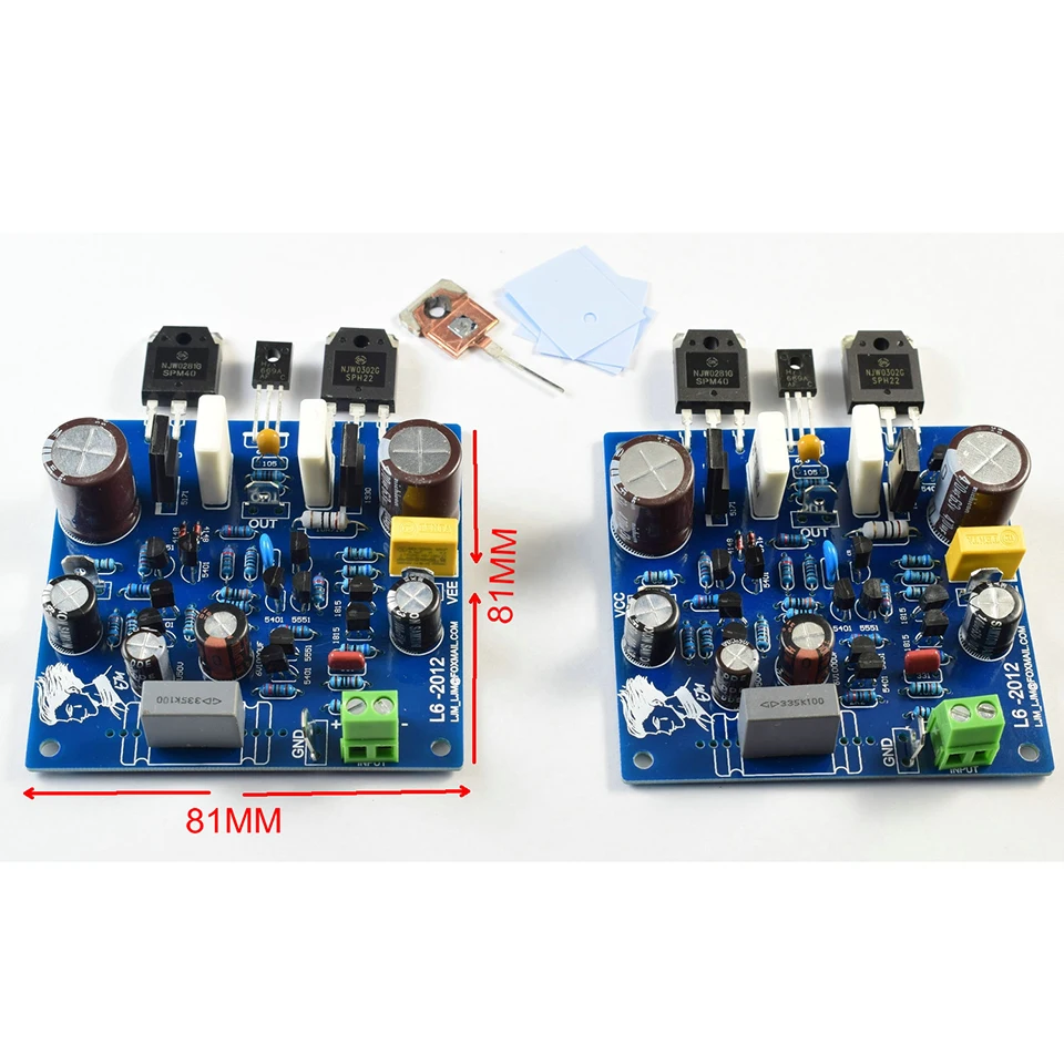 2pcs LJM 200W ONSEMI NJW0302G 0281G HANDBOOK DOUGLAS SELF Audio Blameless Design Class B HiFi ...