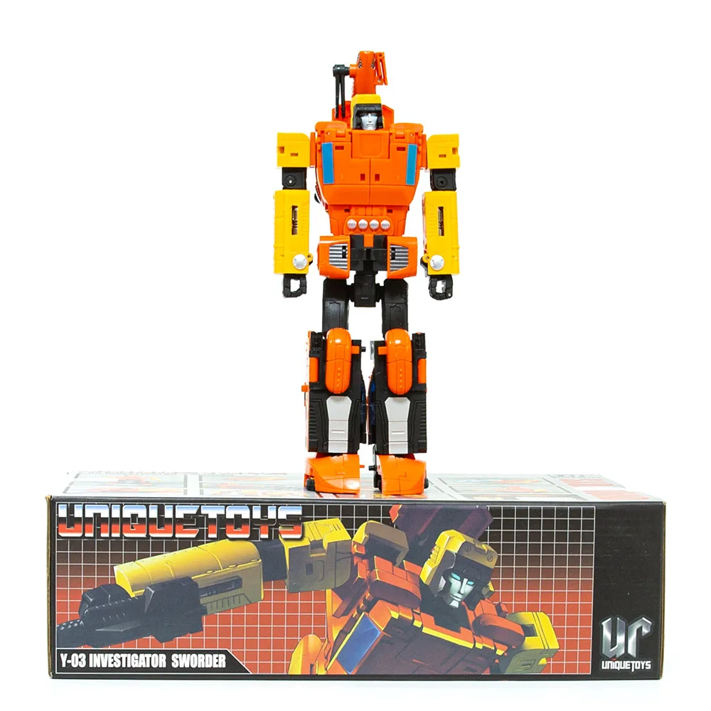 New Transformation Toys Unique Toys UT Y-03 Investigator sworder Triple ...