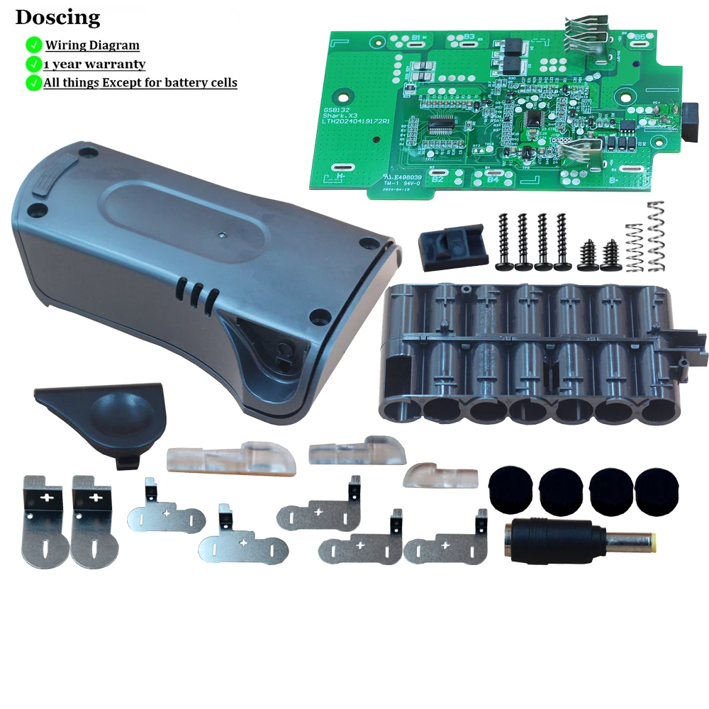 21.6V Vacuum Cleaner Battery Case PCB XSBT620 for Shark IZ162HB1 ...