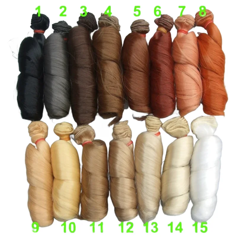 Pelucas-onduladas-hechas-a-mano-para-mu-ecas-Blyth-Bjd-Cabello-para-mu ...