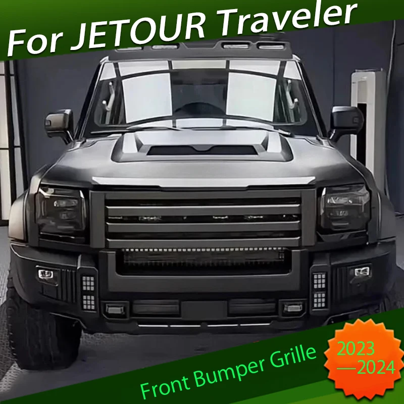 Car-Front-Bumper-Grille-Fit-for-JETOUR-Traveler-T2-2023-2024-Modified ...