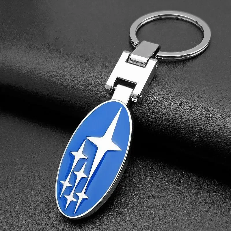 1Pc Car Logo Keychain Metal Key Rings Key Chain Holder for Subaru STI ...