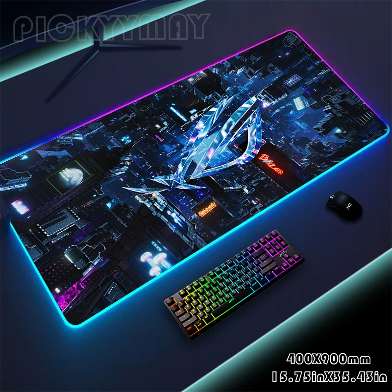 Grande-RGB-LED-Backlit-Mouse-Pad-ASUS-Desk-Mat-Big-Luminous-Gaming ...